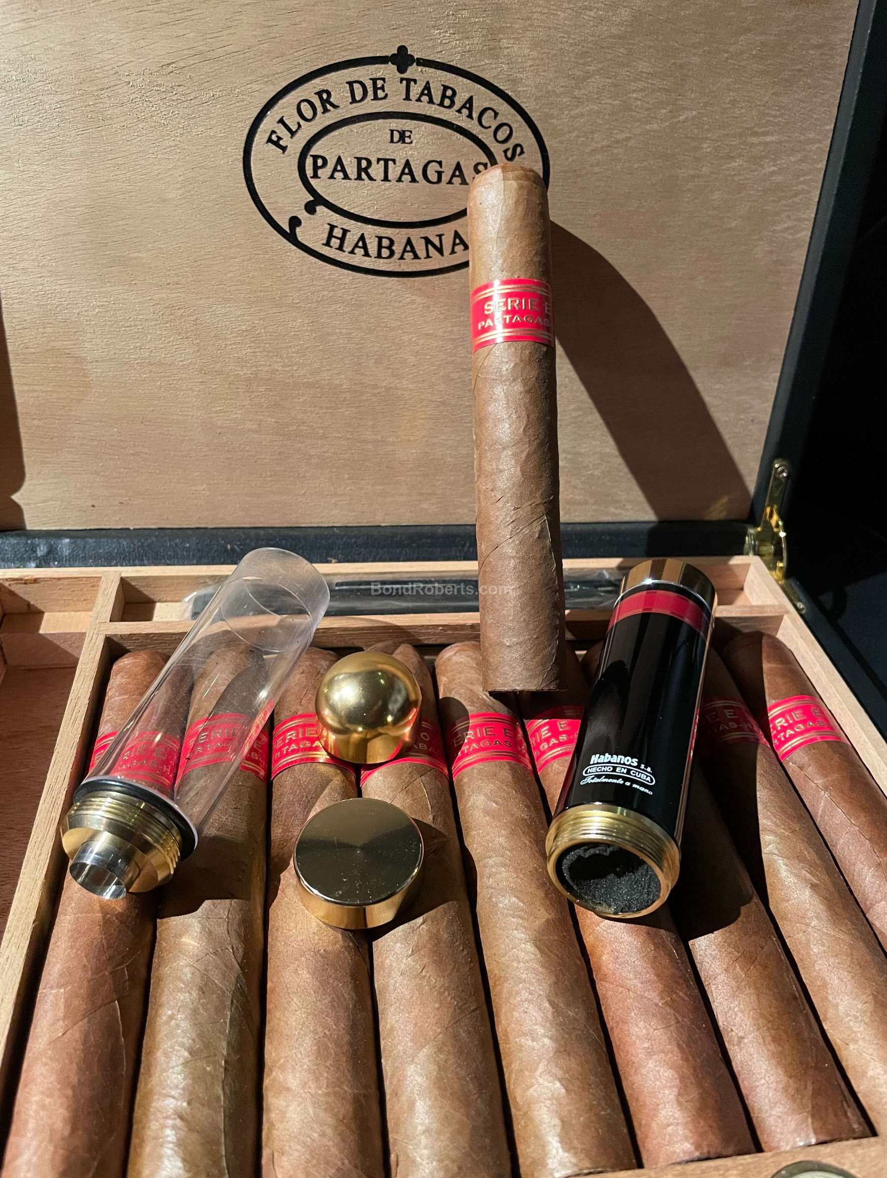 Partagás Serie E No 2 Travel Humidor 2016 Leather-bound Travel Humidor ...